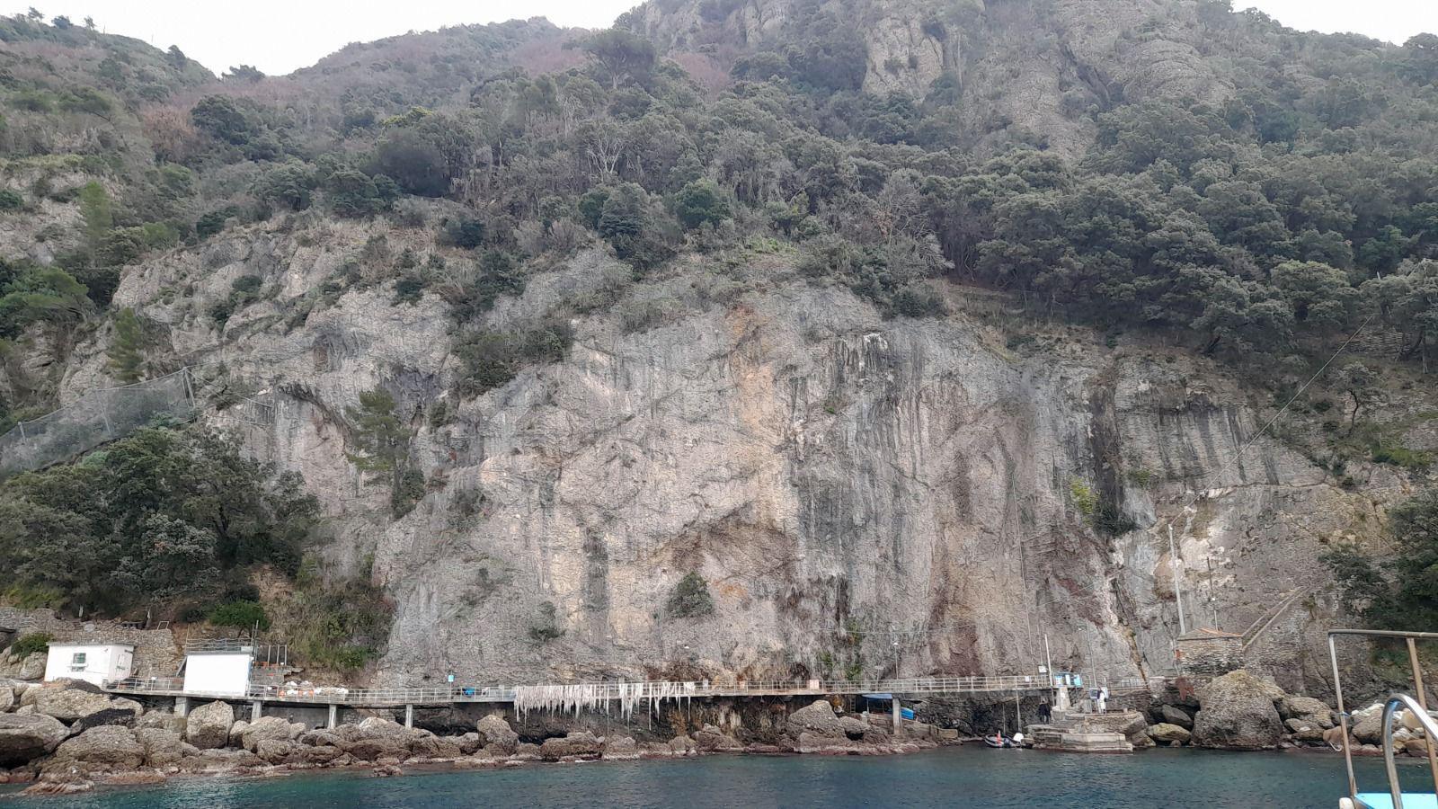 Bomba di profondità rinvenuta al largo di Punta Chiappa