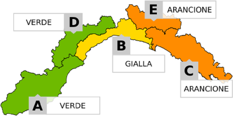 Nuova allerta meteo: gialla dalle 16 e, sul Tigullio, arancione dalle ...